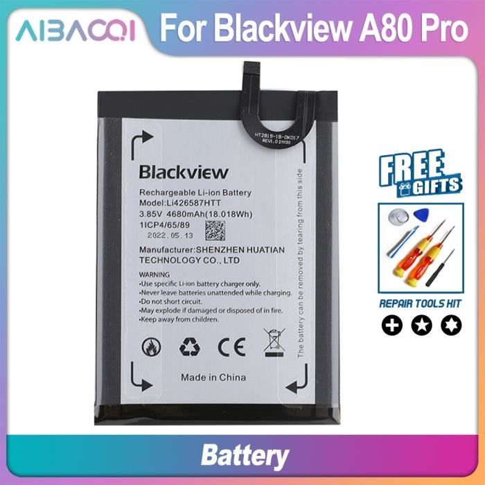 AiBaoQi Batterie Originale pour Blackview A80 Pro, BatBR avec Outils pour Téléphone Portable ...