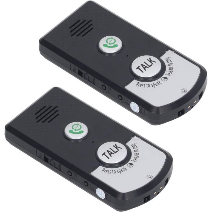 Interphone Vocal Sans Fil, 2 Pièces Étanche Indication De Lumière D ...