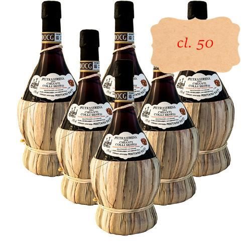 Fiasco di Paglia Pietraserena - Chianti Colli Senesi 6 flacons de ...