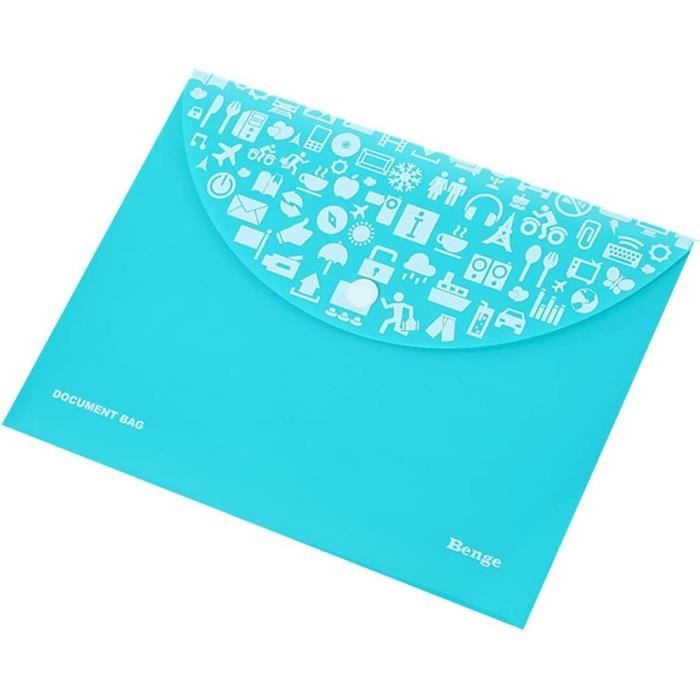 Chemise De Documents Pochette Cartonné Dossier avec en Plastique ...