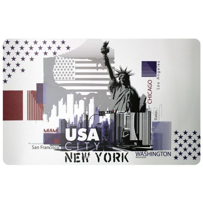 Set de table plastifiés Usa city américain - Cdiscount Maison