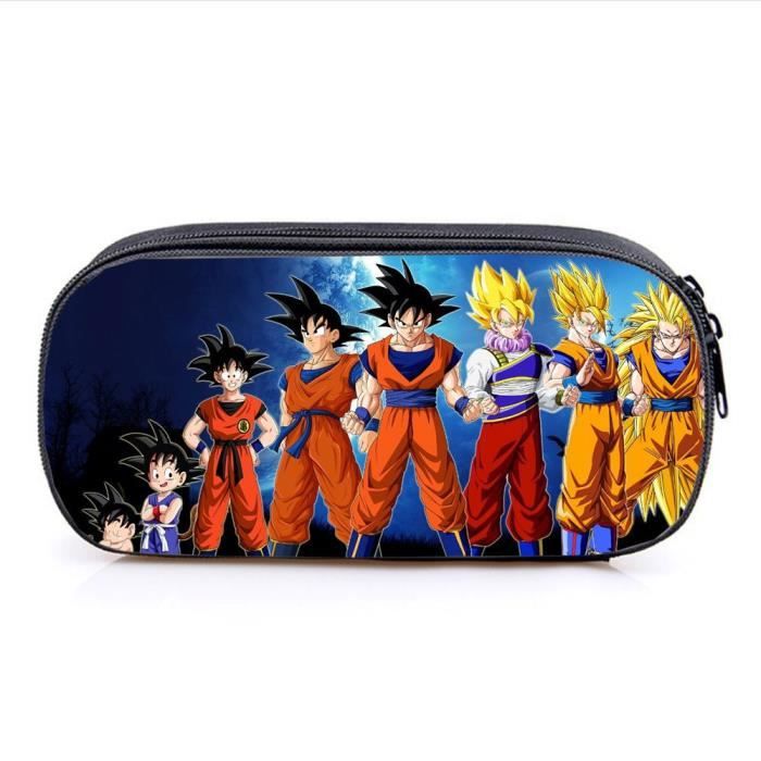 Dragon Ball Trousse à Crayon,Zipper Étudiants Crayon Étui Sac Papeterie ...