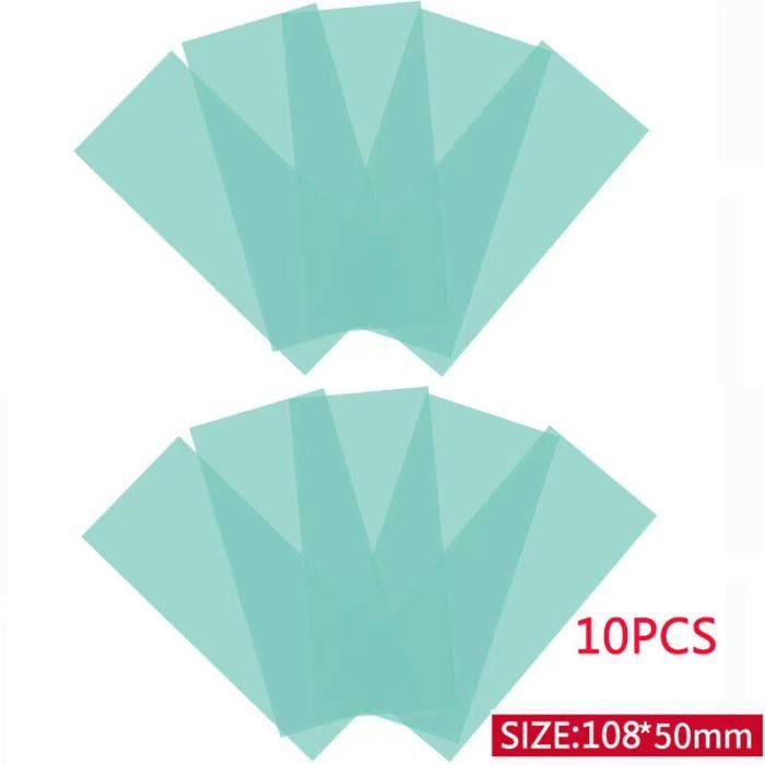 Masque de soudure,Plaque de protection en plastique,10 pièces,feuille ...