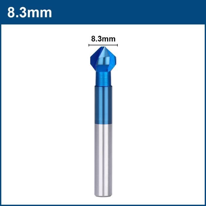 Foret-meche,XCAN fraise à fraisage à 3 cannelures 90 degrés,foret à ...