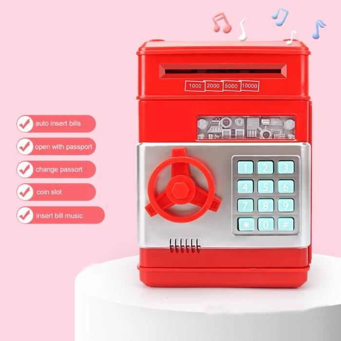 Electronic Piggy Bank Safe Box Money Boxes For Children Digital Coins ...