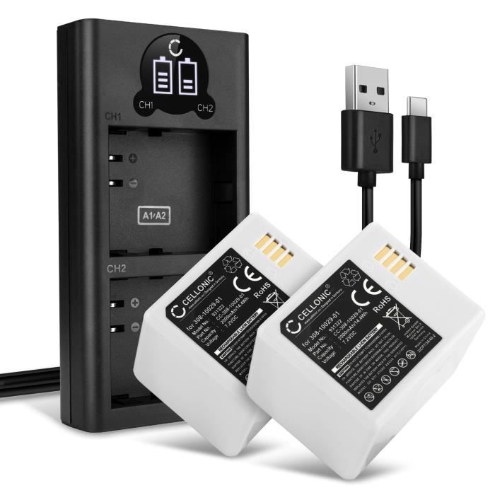 CELLONIC - 939801 - Pack de 2x batteries pour Domotique / Smart Home ...