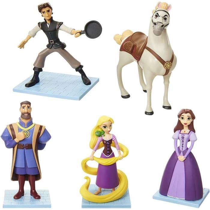 5 Pcs Figurines Rapunzel, Rapunzel Mini Figurine, Figurine Princesse ...