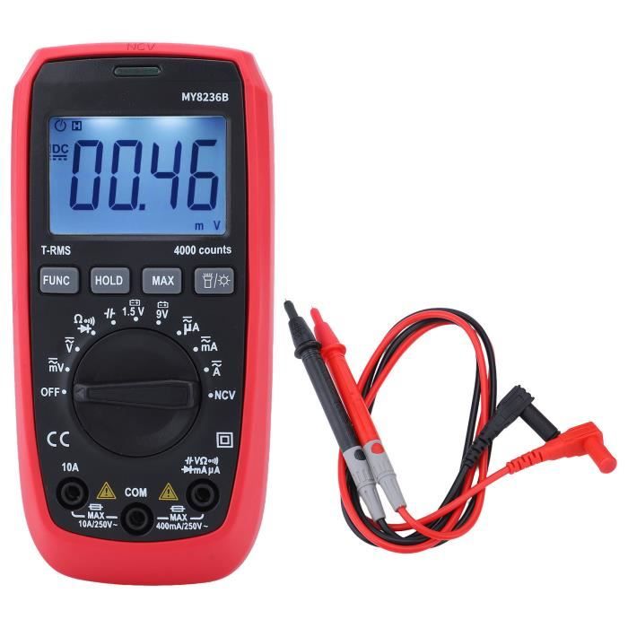 EJ.life Digital Multimeter, Electrical Voltmeter Tester 4000 Counts ...