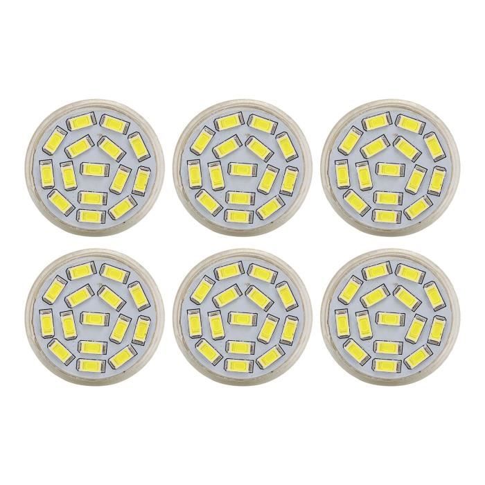 MSA Ampoules Del Mr11 6 Pièces Gu4 Led Ampoule 270Lm 15Led Ampoule À ...