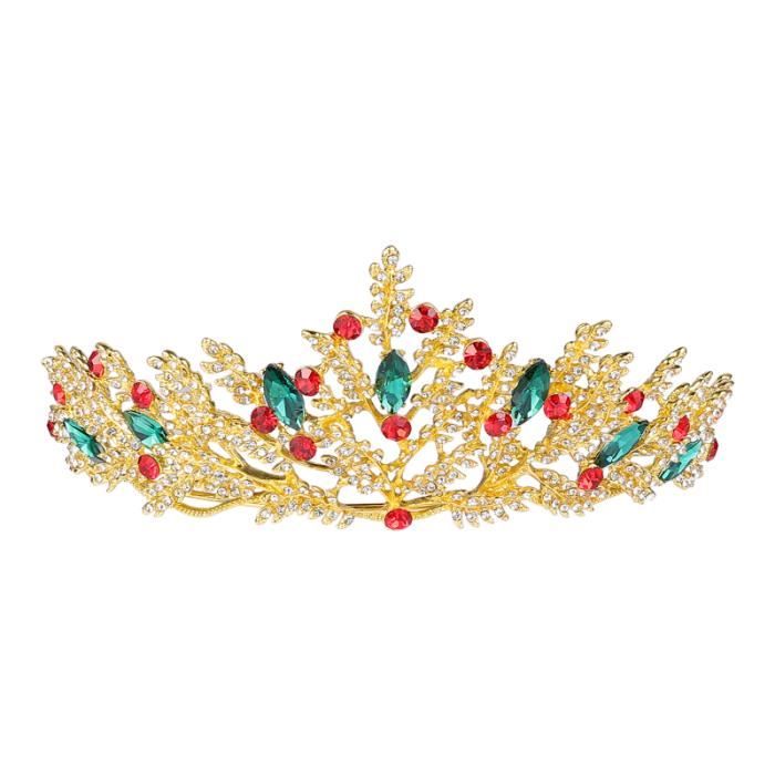 Strass Crown Codiques Costume Cosplay Fête de mariage Accessoire de ...