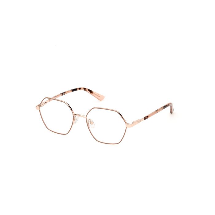Lunettes de Vue Guess GU8275 49/17/135 059 shiny rose gold METAL FRAMES ...