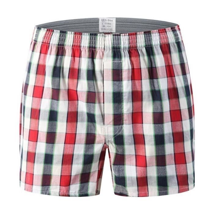 Boxer-shorty,Hommes boxeurs sous-vêtements Shorts décontracté coton ...
