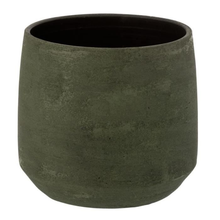 Cache-pot En Céramique "irrégulier" 24cm Vert - Cdiscount Jardin