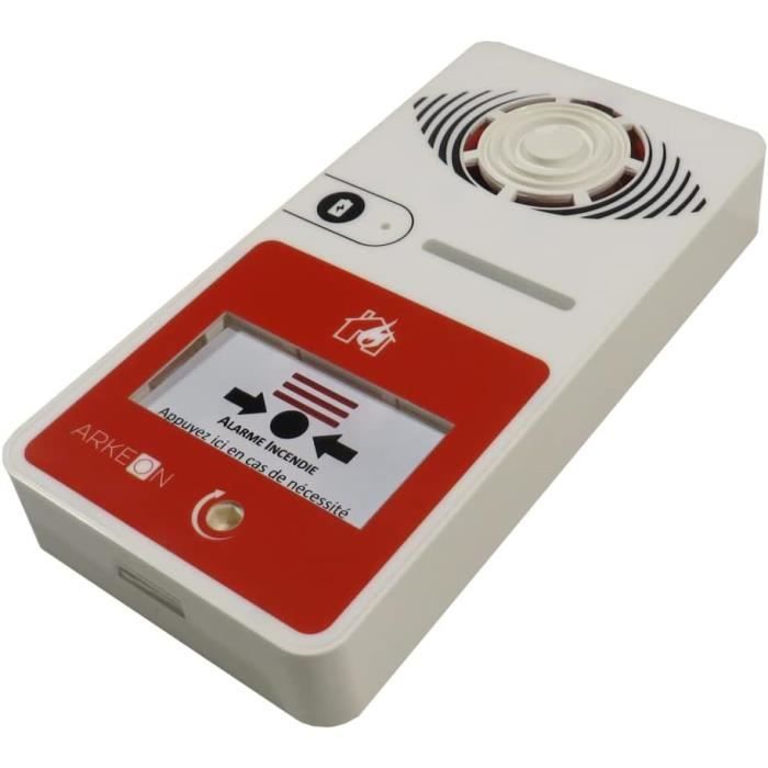 Arkeon T4P2-B - Alarme D'Incendie - Alarme Type 4 À Pile Coloris Blanc ...
