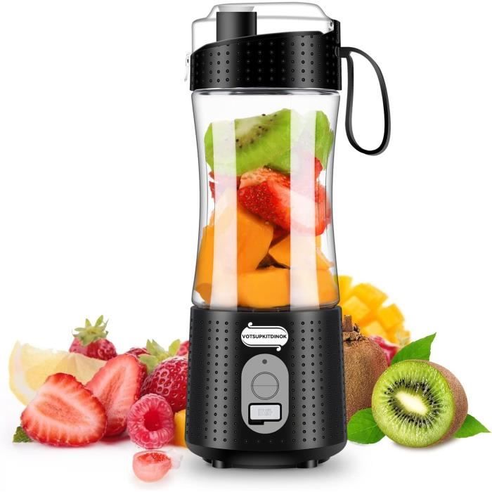 Supkitdin Mixeur portable pour fruits rechargeable avec USB, mini ...