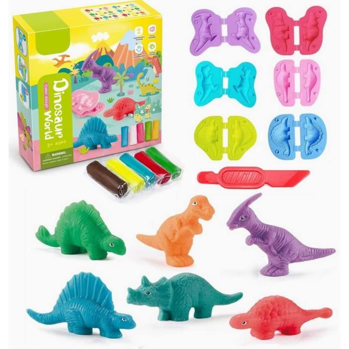 Yeahbo Pate A Modeler Enfant 3 Ans, Pâte à Modeler Accessoire avec 6 ...