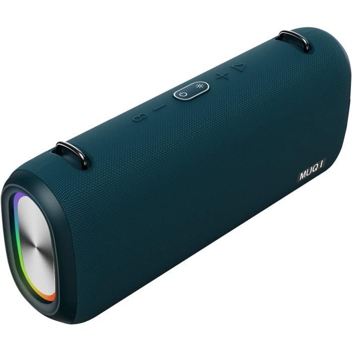 MUQI Haut-Parleur Bluetooth Boombox Portable IPX5 étanche Boîte à ...