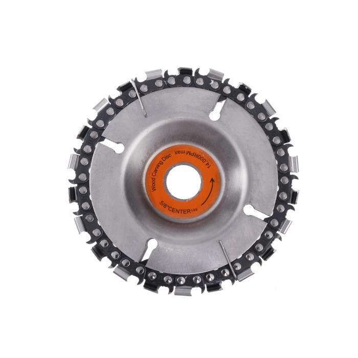 Disque meuleuse d'angle bois sculpture disque tronçonneuse double dents ...