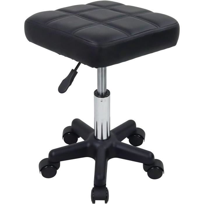 Tabouret Roulant Carré Avec Tabouret À Roulettes Chaise Stool Pivotant ...