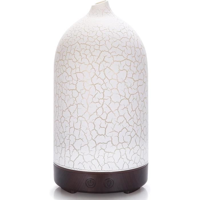 Diffuseurs D'Huiles Essentielles Electrique 200Ml, Humidificateur Diffuseur Avec 7 Couleurs ...