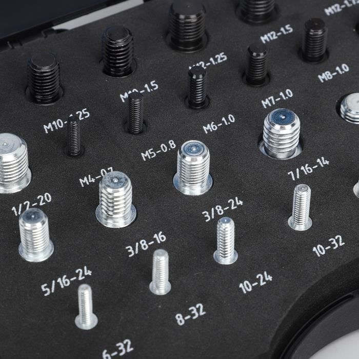 Kit de vérification de filetage de boulon d'écrou Vérificateur de ...