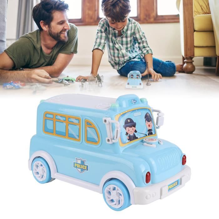 Voiture jouet Toddler Toy Car Enfants Police Thème Music Storage Car ...