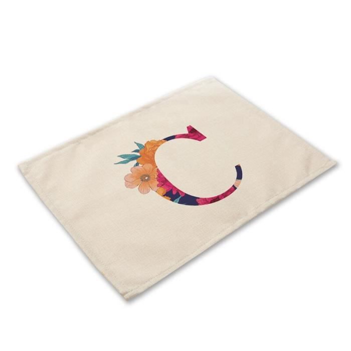 SET DE TABLE,2CD-ZM0001-3--Tapis de Table à manger en coton et en lin ...