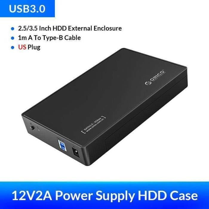 CS-17345-boîtier de disque dur SATA vers USB 3.5. 3.0 pouces. pour ...