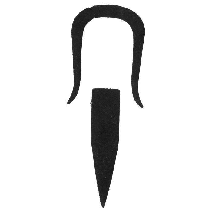 Zerodis moustache fantaisie 2 pièces fausses moustaches ensemble ...