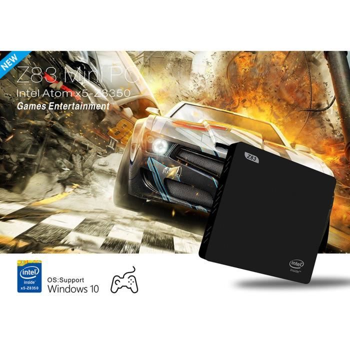 Z83 Windows 10 Intel Atom 64bit x5- Z8350 2 Go RAM 32 Go ROM 1000M LAN ...