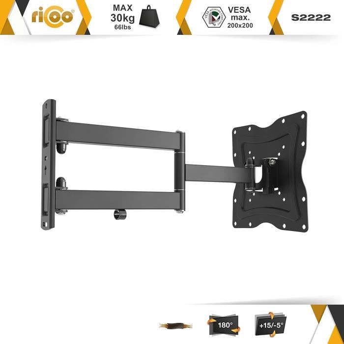 Support Murale TV Orientable S2222 Inclinable Universel 29-50" (74 ...