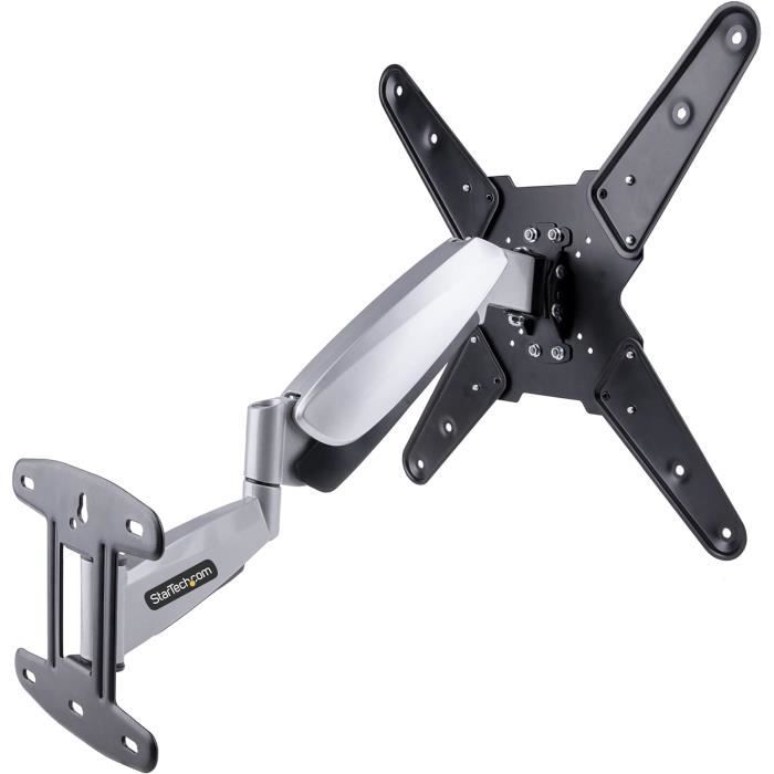 StarTech.com Support Mural TV VESA - Fixation Murale VESA Réglable pour Écrans 23-55" - Bras ...