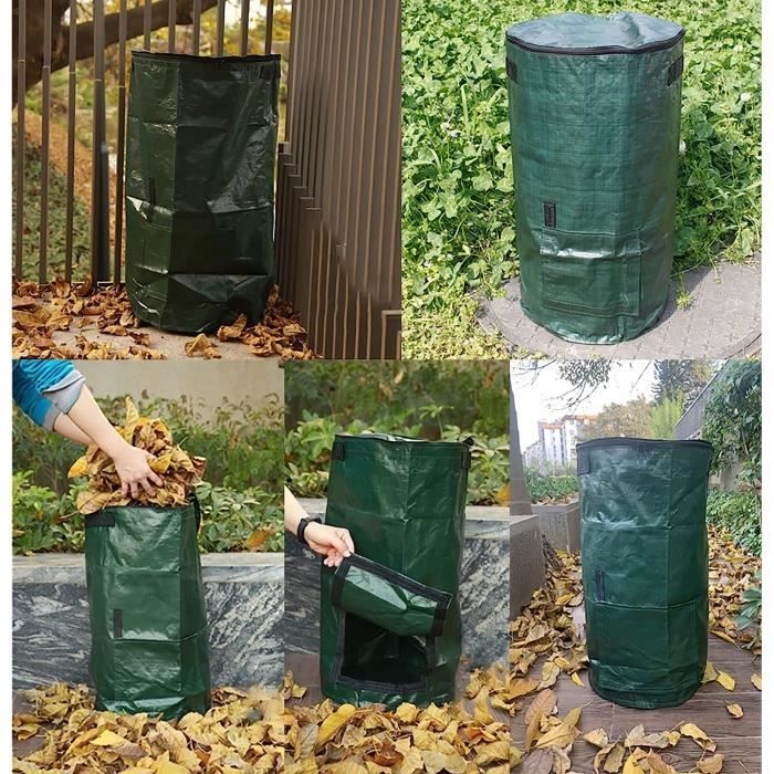 Composteur De Jardin Sac À Compost Rond En Polyéthylène - Baril ...