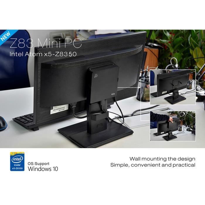 Z83 Windows 10 Intel Atom 64bit x5- Z8350 2 Go RAM 32 Go ROM 1000M LAN ...