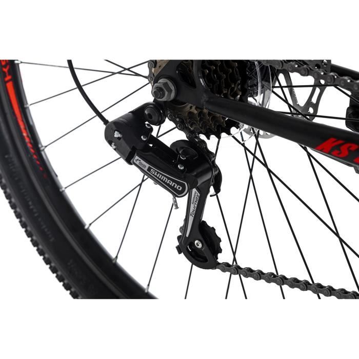 Vélo VTT Semi-Rigide 26'' - KS CYCLING - Catappa - 21 Vitesses - Noir ...