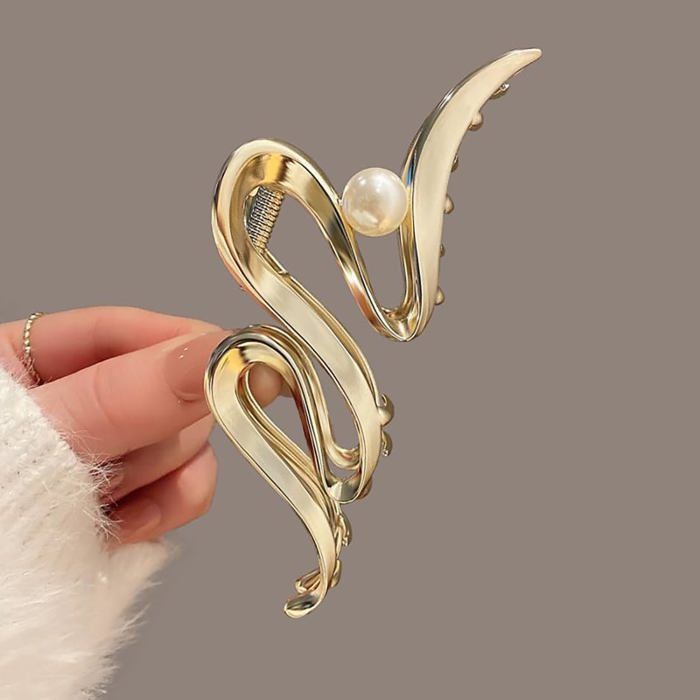 Silver Metal Clips de griffe de cheveux,Shark Claw Clips Clamp ...