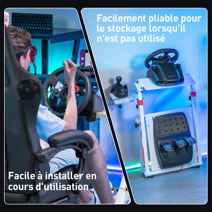 Support Volant pour G923 G29 G920 Volant Gaming Retour de Force & TH8A ...