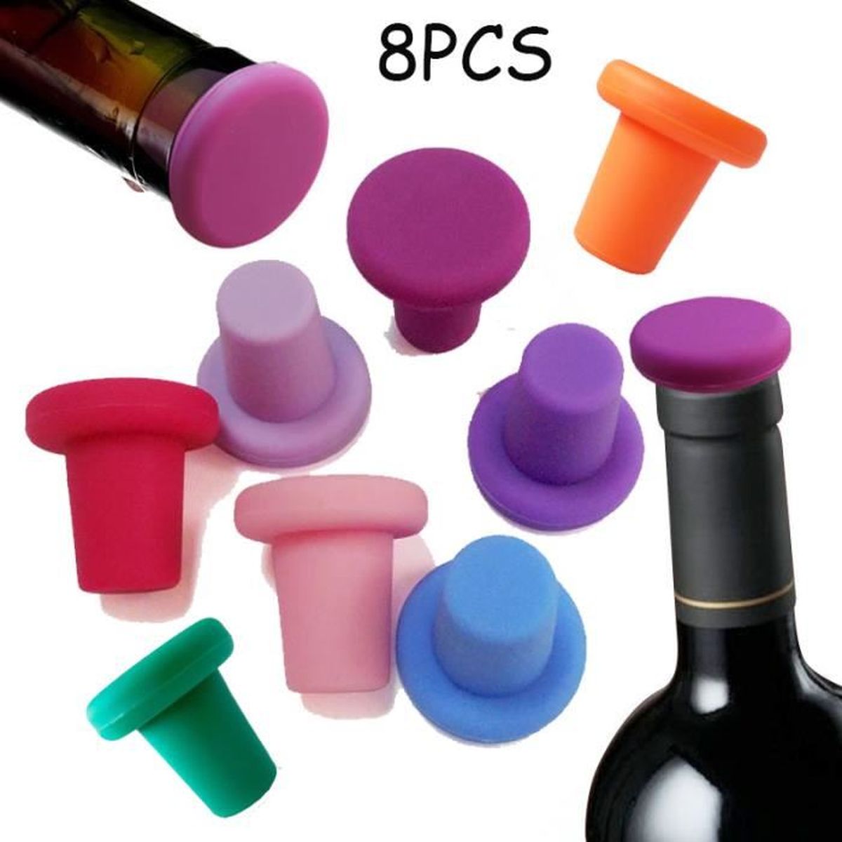 Bouchon Bouteille Vin,Bouchons de Vin en Forme de T,Fermeture du vin ...