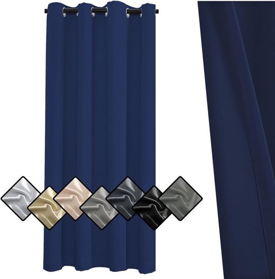 Rideau Anti Chaleur 200X160Cm, Rideau Phonique Anti Bruit, Ce Tissu Est ...