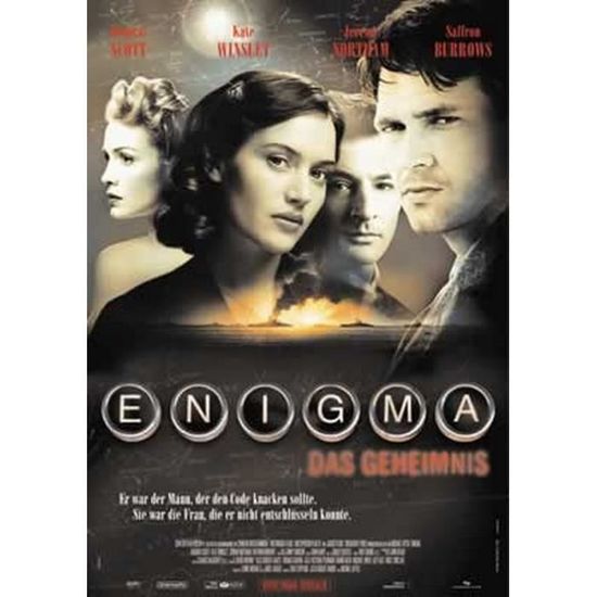 Enigma - Kate Winslet - 95x84cm - AFFICHE - POSTER - Cdiscount Maison