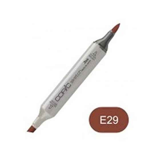 Marqueur - COPIC - E29 Marron Brûlé - Pointe Large - Indélébile ...