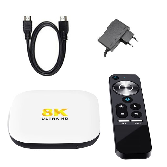 Pour H96 Max M2 TV Box 4 Go + 64 Go Android 13 Smart TV Box WIFI6 BT 5. ...