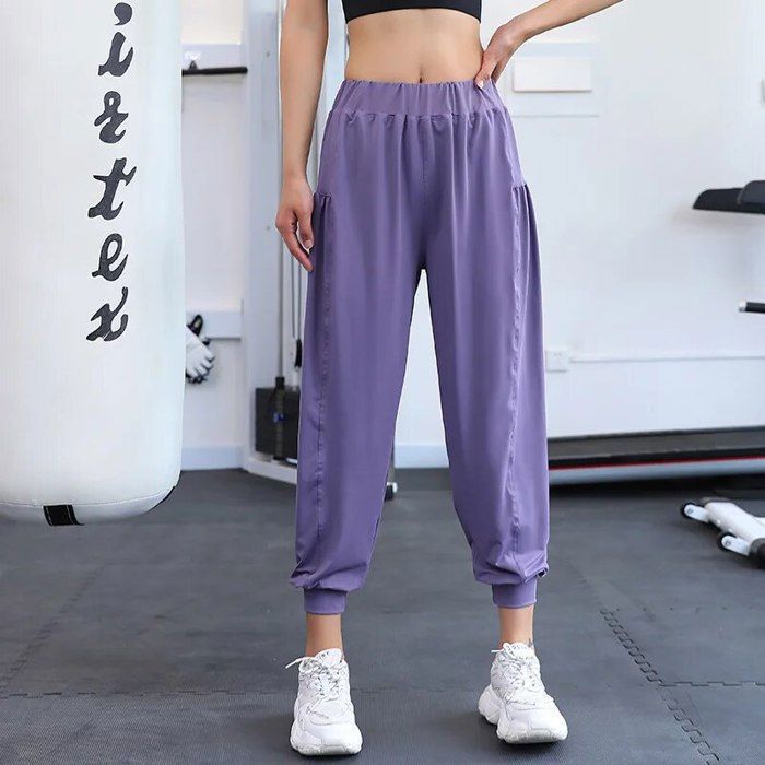 Pantalon de Yoga ample pour femmes,Leggings de sport,taille haute ...