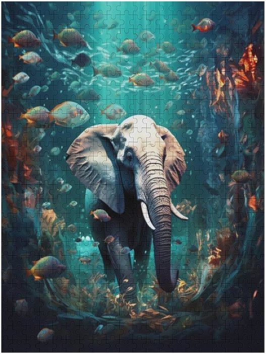 Puzzle 1000 Pieces - Puzzles en bois - Relax Puzzles Jeux - l'art De La ...