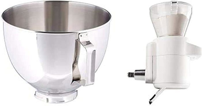 5K45Sbwh Accessoires Robot Bol Avec Poignée 4,30 L + 5Ksmsfta ...