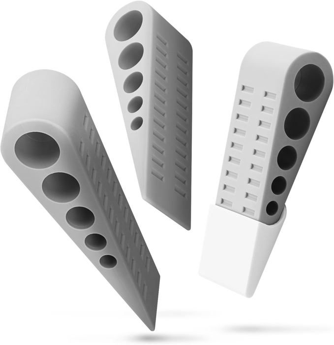Cale Porte Lot de 3, Caoutchouc Antidérapant sans Fixation Parfait pour ...