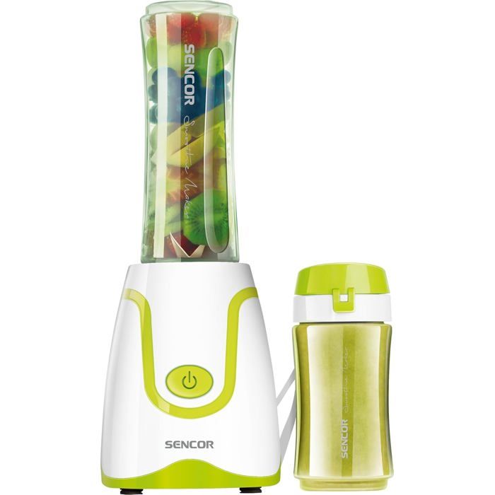 Sencor Mini Blender Smoothie Ultra-Puissant 500W, 2 Bouteilles Tritan 0 ...
