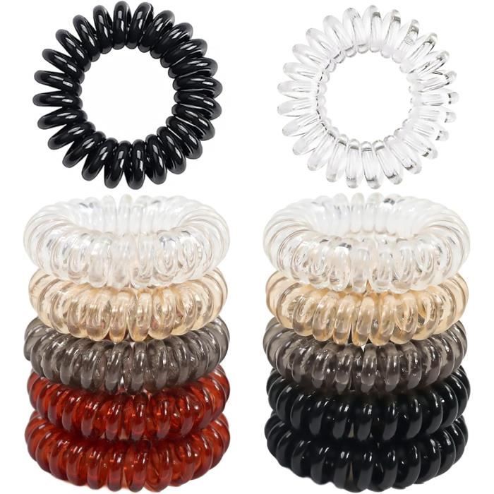 Élastiques à Cheveux - Non spécifié - Spirale - 12PCS - TPU - 5 ...