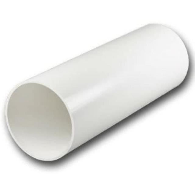 Conduit Tuyau 125mm/12.7cm Longueur - 1 Mètre Rond Conduit Ventilation ...