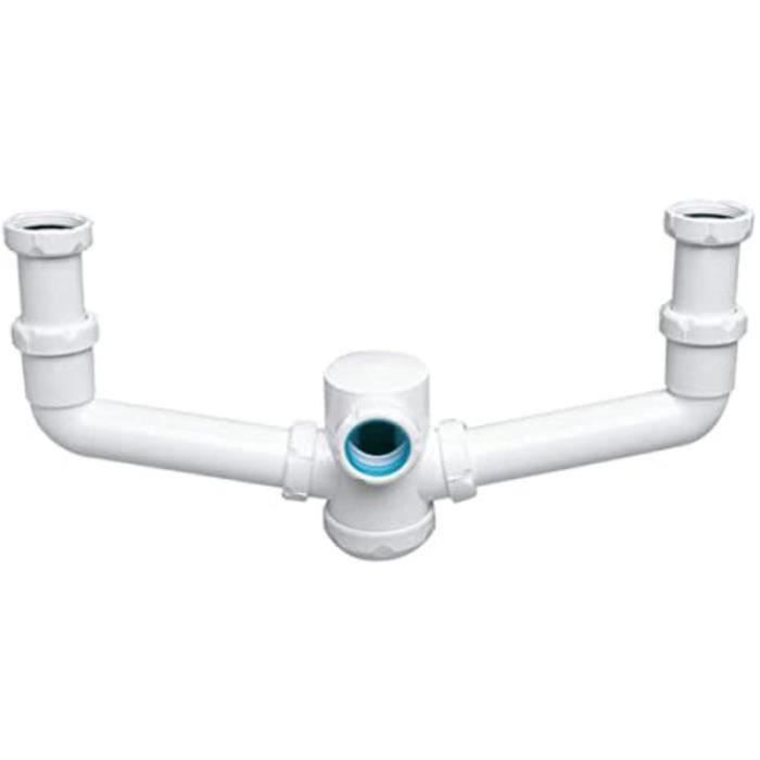 SIPHON D'EVIER - SIPHON DE LAVABO Jimtem M103109 – Siphon Double ...